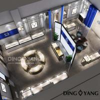 China Stain Steel Custom Made Showroom Display Cases for sale