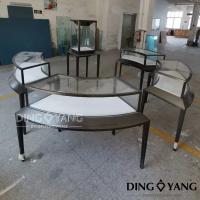 China Stain Steel Custom Made Showroom Display Cases for sale