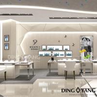 China Stain Steel Glass Oem Lockable Jewellery Showroom Furniture for sale