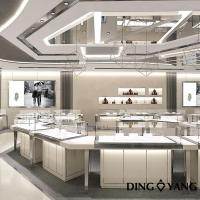 China Stain Steel Glass Oem Lockable Jewellery Showroom Furniture for sale
