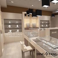 China Custom Made Stain Steel Showroom Display Cabinets for sale