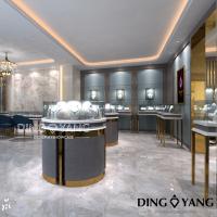 China Locks Installed Stain Steel Showroom Display Cabinets for sale