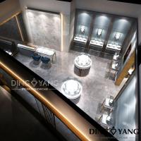 China Locks Installed Stain Steel Showroom Display Cabinets for sale