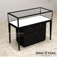 China Customizable Jewelry Display Table with Different Colors Logo MDF/Stainless Steel/Glass for sale