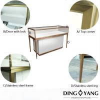China Modern Design Jewelry Store Display Case with Hidden LED Lights for sale