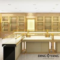 China Custom Luxury Popular Jewelry Store Showcase with Fully Customizable Size and Color for sale