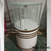 China Factory Bespoke Round Pedestal Jewelry Showcase,Standard Pedestal Showcases for sale