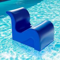 China Blue Floating Pool Recliner Ergonomic Design for the Ultimate Poolside Experience for sale