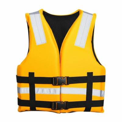 China High Visibility Colors With Reflective Strips Foam Life Vest Offering Breathable Mesh Lining And Easy Hand Wash With Mild Soap Maintenance for sale