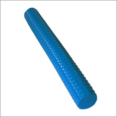 China Fun Durable Blue  Foam Pool Noodles Cylindrical Solid Type Soft Dipped for sale