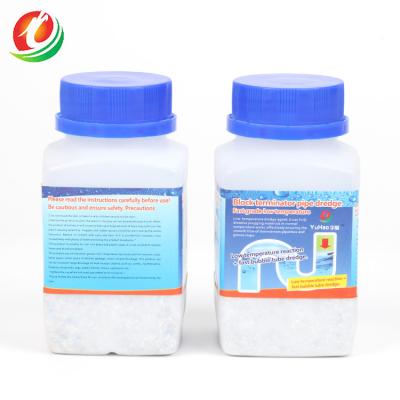China White And Blue Wash Basin Cleaning Caustic Soda Powder 268g/Bottle for sale