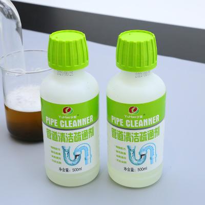 China Canteens Caterers Drain Pipe Sewer Cleaner Liquid 500ml Green for sale