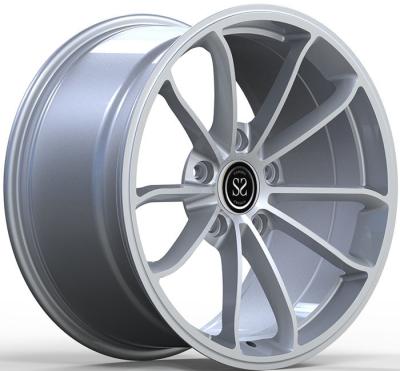 China 19x8.5 19x11 Silver 1 Piece Forged Wheels Monblock Alloy Rim 5x130 For Porsch 991 for sale