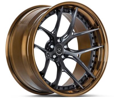 China Bronze 3 PC Forged Aluminum Alloy Wheel Rims For Cls 18 19 Inches for sale