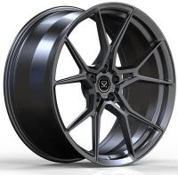 China Monoblock Car Rims 1 Piece Forged Wheels Size 17 18 19 20 Inch Dark Grey for sale