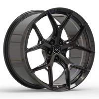 China Matte Black 1 PC Forged Wheels 20inch Staggered For BMW IX3 Monoblock for sale