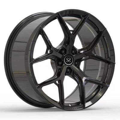 China Matte Black 1 PC Forged Wheels 20inch Staggered For BMW IX3 Monoblock for sale