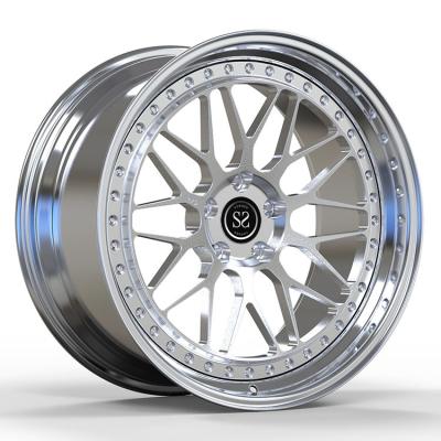 China Custom Alloy Rims 2 Piece Forged Wheels 18 23 Inches For VW Prosche Auid Benz for sale