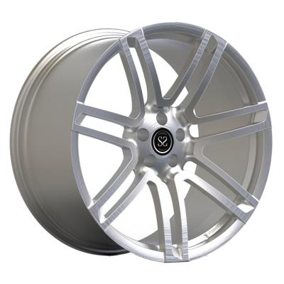 China Monoblock 21inch 1 Piece Forged Wheels Aluminum Brushed Spokes For BMW M4 for sale