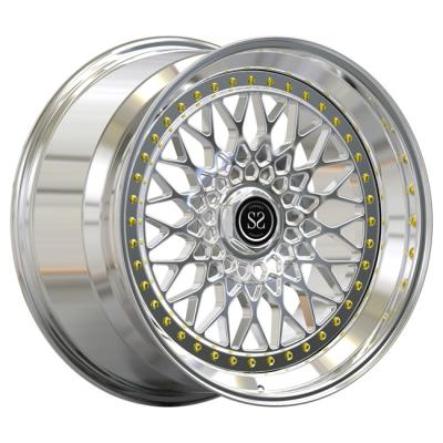 China 21inch 2 PC Piece Forged Aluminum Wheels Chrome Barrels Lips Audi RS7 for sale