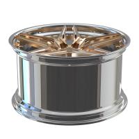 China Heavy Duty Light 2-PC Forged Aluminum Alloy Rims 20 21 Inch For Sport Cars for sale
