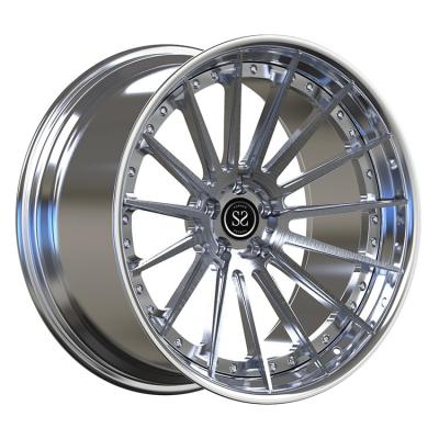 China Multi Spokes 2 PC BMW Forged Aluminum Alloy Rims 18 19 20 21 22 Inches for sale