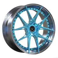 China 2 PC Forged Wheels 19inch Discs Polished Lip For Volkswagen T6 for sale