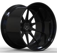 China Custom 2 PC Forged Aluminum Alloy RIms 5x1260.65 Gloss Black Corvette C8 20X10 for sale