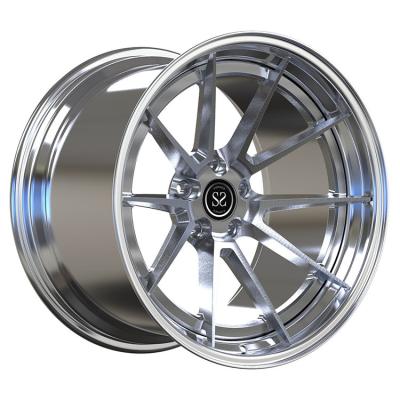 China Custom 2-PC Audi Forged Wheels Rims For Q4 RS4 Q5 Q7 TTRS 6061-T6 Aluminum Alloy for sale