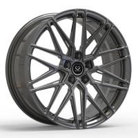 China Monoblock Forged 1 PC Wheels 20inch Staggered Matte Gun For Volkswagen for sale