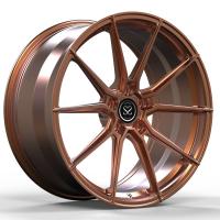 China Bronze Forged Monoblock Rims Wheels 19x8.5 19x9.5 5x112 Benz C43 for sale