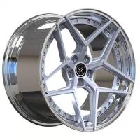 China 19inch 19x10 19x10.5 2 Piece Forged Wheels Toyota Supra Stepped Lip Polished Rims for sale