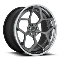 China 21 Gloss Black 2 PC Forged Rims Customized Alloy Audi Q7 / 22 Inch for sale