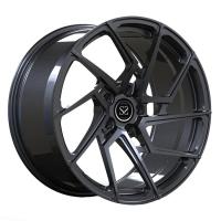 China Gun Metal Discs 1 Piece Forged Wheels 19inch For Audi S4 Monoblock Rotational Concave Rims for sale