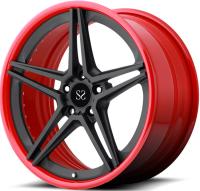 China M5 20x9 | 20x10.5 BMW 2PC Forged Alloy Wheels Satin Red 5x112 5x120 for sale
