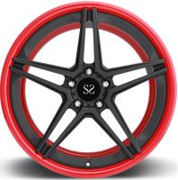 China M5 20x9 | 20x10.5 BMW 2PC Forged Alloy Wheels Satin Red 5x112 5x120 for sale