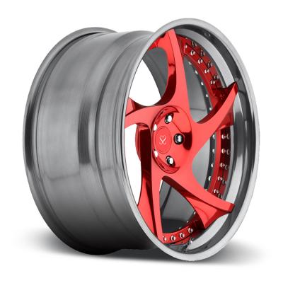 China 19x9.0 3PC Forged Aluminum Alloy Rims For GOLF Mk6 GTD for sale