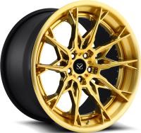 China Gold Face 3PC Forged Aluminum Alloy Rims 18 19 20 21 Inch For Ferrari F12 for sale