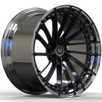 China Mercedes Benz GLC 2 Piece Forged Wheels 20inch Rotational Stepped Lips Rims for sale