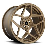 China Custom Forged 2PC Aluminum Alloy Rims Polish Aston Martin DB9 20X9 20X10.5 for sale