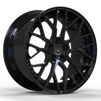 China Satin Matte Black 2 Piece Forged Wheels Dics Spoke Barrel Lip For Mercedes Benz C43 20inch Rims for sale