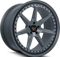 China 7Spoke 3PC Forged Aluminum Alloy Wheels Rims Luxury Car 19 20 21 22 Inch for sale