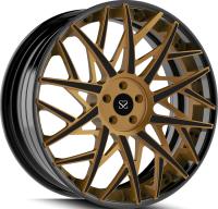 China 22x10 Custom 3PC Forged Aluminum Alloy Rims Matt Bronze Face For RAM 1500 2022 for sale