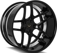 China BMW X5 3 Piece Forged Wheels Car Rims 19 20 21 22 Black Barrel + Tone Color Disc for sale