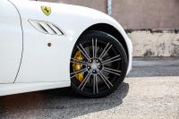 China Gloss Black Lips 2 Piece Forged Wheels For Volkswagen T6 20inch Satin Face Rims for sale
