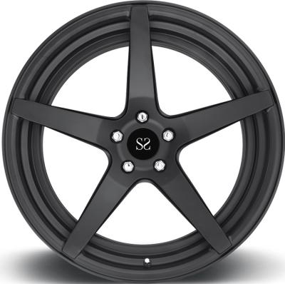 China 19inch 1 Piece Forged Wheels Rims Dark Bronze Discs For Audi S4 Monoblock Luxury for sale