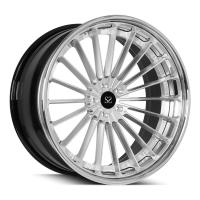 China Staggered 3PC Forged Car Rims Wheels 22inch Made Of 6061 T6 Aluminum Alloy for sale