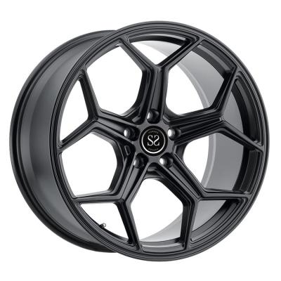 China Custom 1 Piece Forged Alloy Rims 5x120 1-PC 19 20 21 22 Inch BMW 5-Series Car for sale
