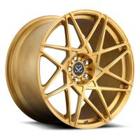 China Custom Gold 1 Piece Forged Wheels VOLKSWAGEN TOUAREG II 21x10 5x120 for sale