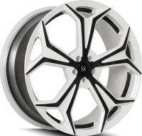 China Custom Forged Alloy Rims Land Rover Defender 22x9.5 White Black Spokes Multiple Widths 9.0-12 for sale